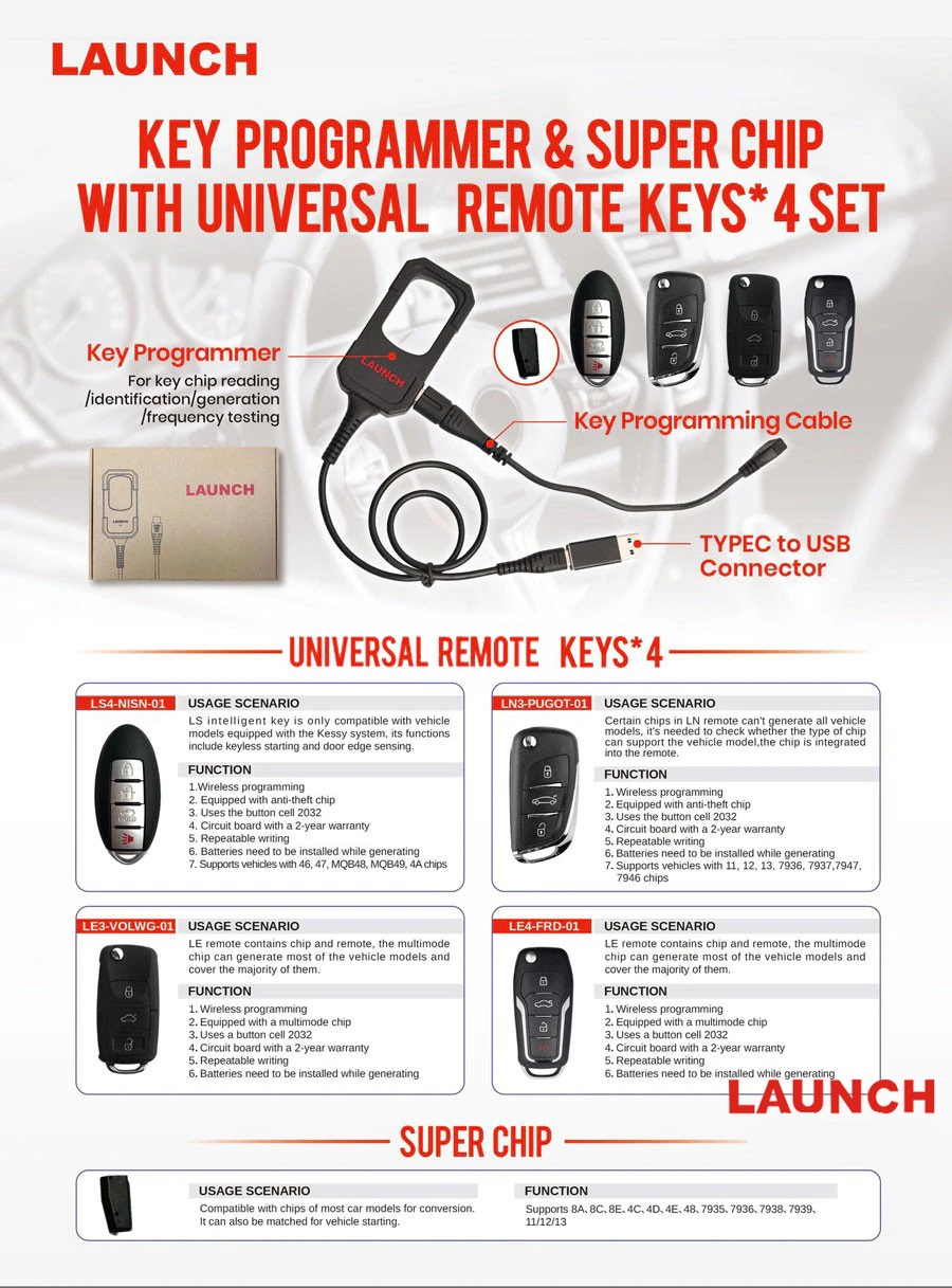 LAUNCH-X431 KEY PROGRAMMER - Prodiag